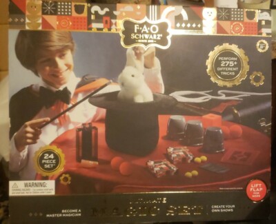 FAO Schwarz Ultimate Magic Set 24 Piece Set 275+ Tricks For Kids Age 8 ...