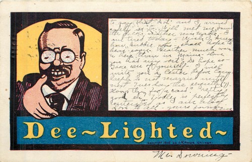 Political Theodore Roosevelt Dee Lighted 1905 Comic Postcard | eBay