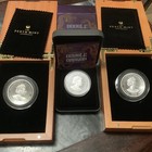Total 3 Australia 2019 Double Dragon & 2020 Double Pixie Silver Proof ...