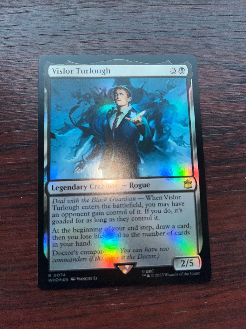 1x FOIL VISLOR TURLOUGH - Doctor Who - MTG - Magic the Gathering | eBay