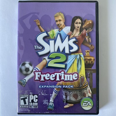 THE SIMS 2 Freetime Expansion Pack Complete PC CD-ROM - 2 Discs With ...