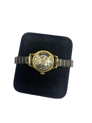 10k GF Gold 17 jewels watch speidel band Swiss Nastrix Corp Lochmoor | eBay