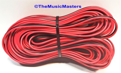 22 Gauge 1000' ft Roll SPEAKER WIRE Red Black Cable Car Audio Home ...