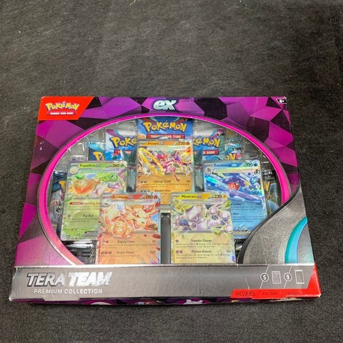 POKEMON 290-41208 TCG: Tera Team Premium Collection Box, Worn Box | eBay