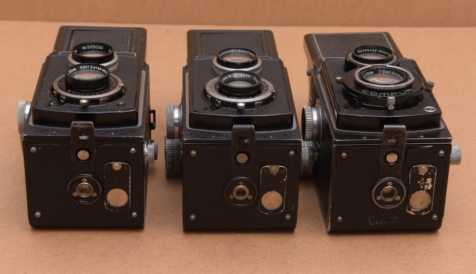 Three Rolleicord Model II (?) Cameras - Untested - Cloudy Lenses ...