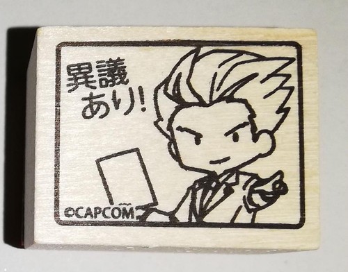 Great Ace Attorney Phoenix Wright Stamp CAPCOM Cafe Official ...