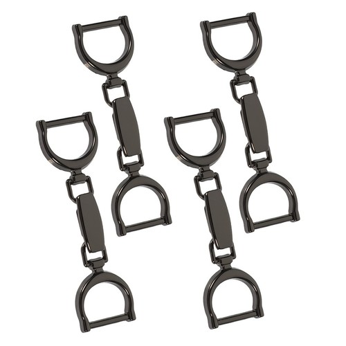 4 PCS Strap Chain Link Buckles Belt Decoration Garment Decorative | eBay