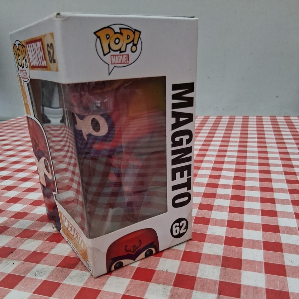 MINT Marvel Funko Pop 62 Magneto (metallic) Hot Topic Exclusive | eBay UK