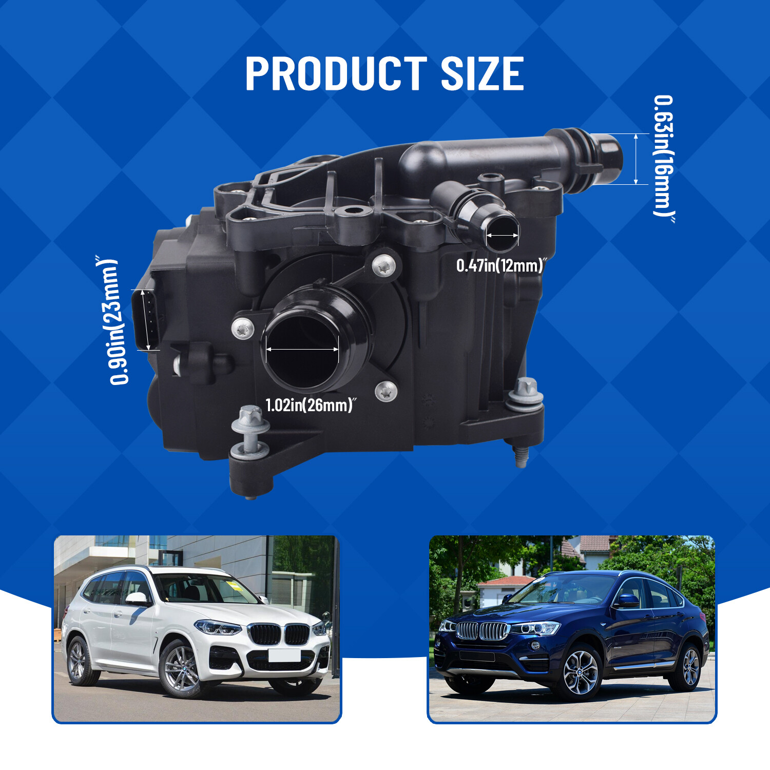 NEW - Engine Cooling Thermostat for BMW 530i 320i 430i 330i X4 ...