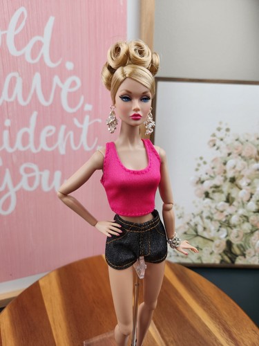 Pink Shorts Outfit fit Barbie Fashion Royalty Integrity Blythe Poppy ...