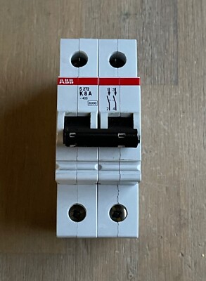 ABB S272-K8A CIRCUIT BREAKER 2 POLE 8A | eBay