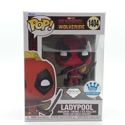 Funko Pop! Ladypool 1404 Diamond Shop Exclusive Deadpool Wolverine ...