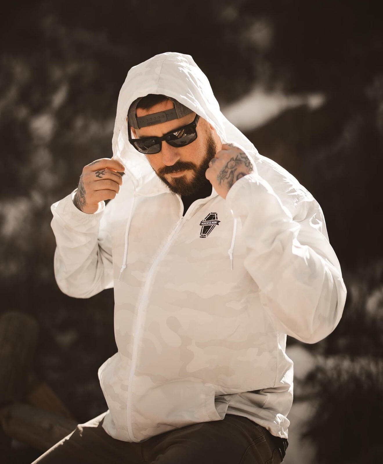 JASPER KEYS Memento Mori Camo Windbreaker XXL | eBay