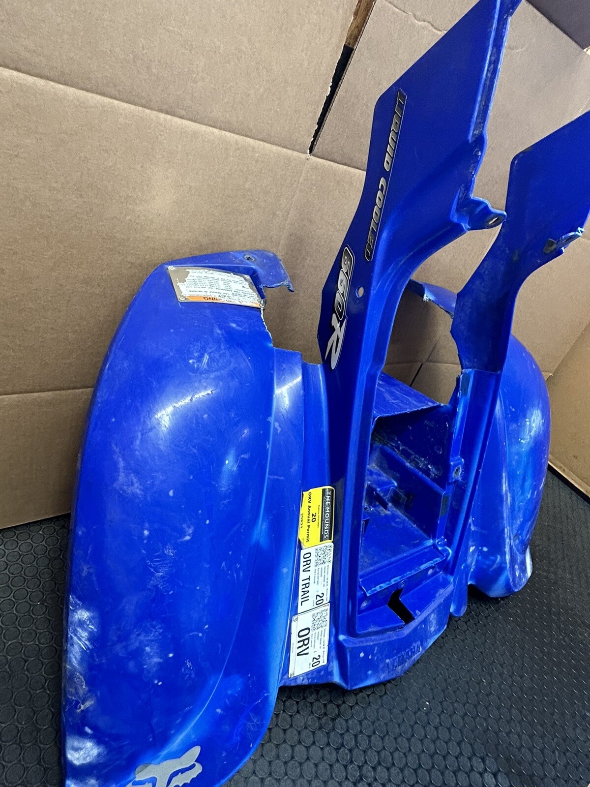 01-05 Yamaha Raptor 660 OEM plastics fenders front rear fender guard ...