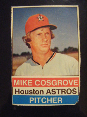 MIKE COSGROVE SP 1976 Hostess baseball card #131 HOUSTON ASTROS PHOENIX ...