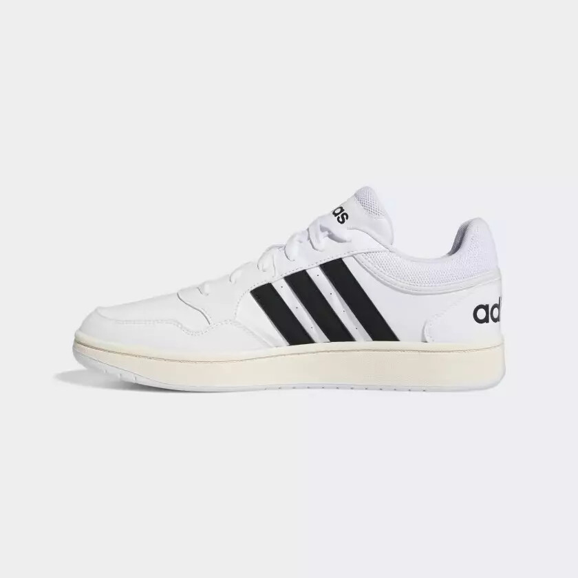 adidas Hoops 3.0 White Core Black GY5434 Men Size 7.5-13 New Trainer | eBay