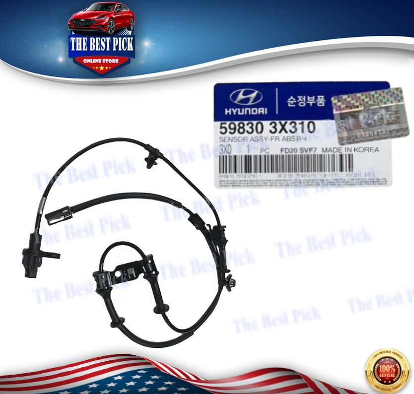 GENUINE ABS Speed Wheel Sensor FRONT RIGHT for 11-16 Hyundai Elantra ...