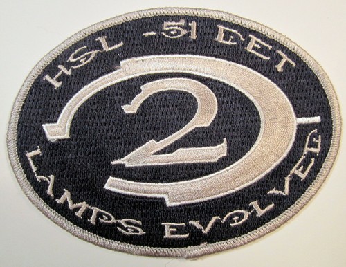 HSL-51 DET 2 Lamps Evolved Oval Rare Military Patch Large New Blue ...