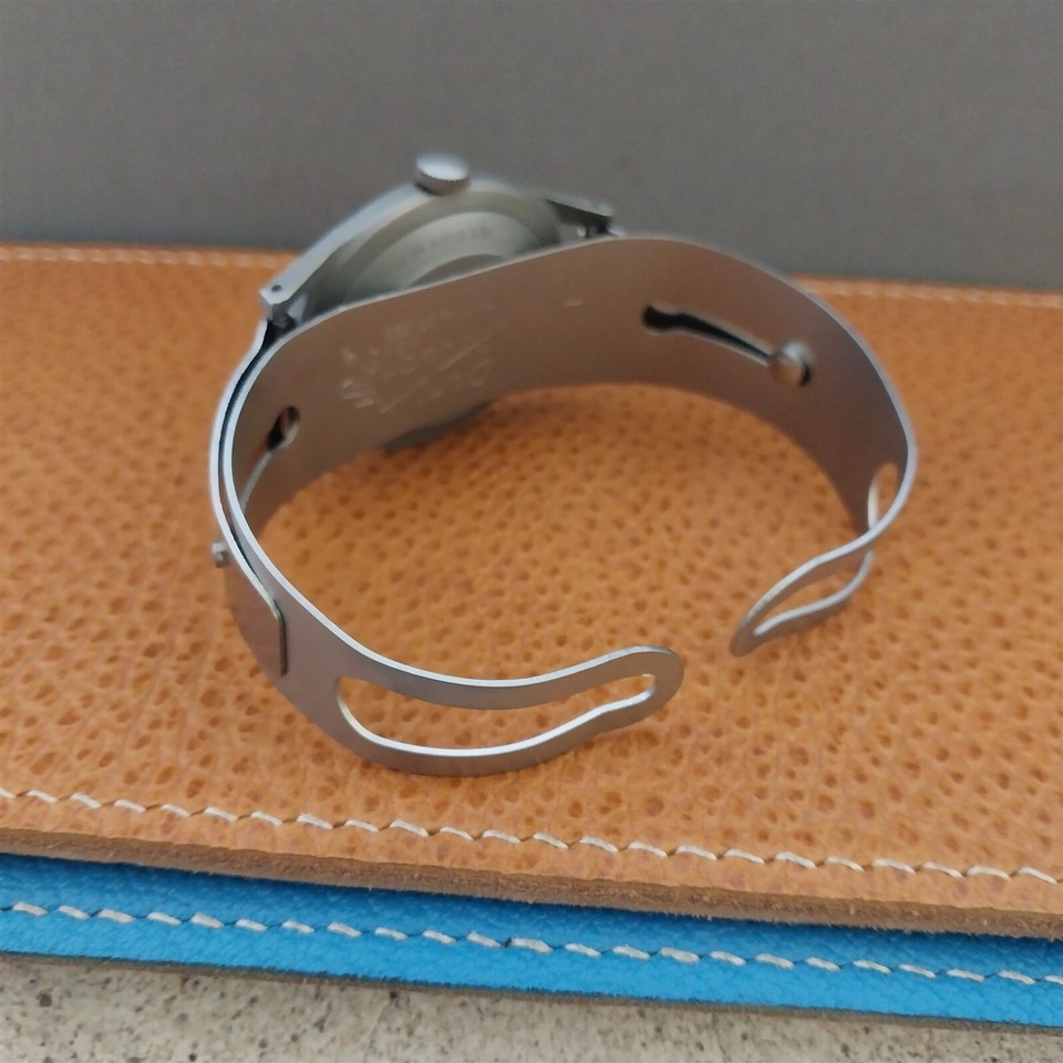 17mm 16mm Don Juan Service Model Stainless Steel Cuff Large Field Watch ...