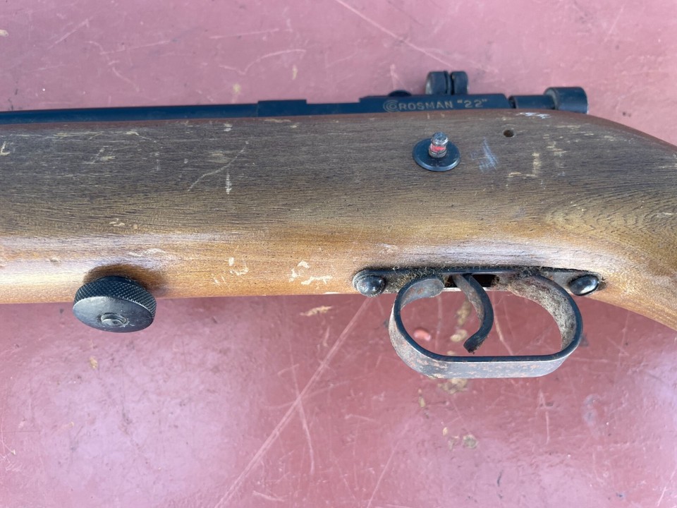Vintage 1950s Crosman mod 114 "22" 217535 pellet air rifle NR | eBay