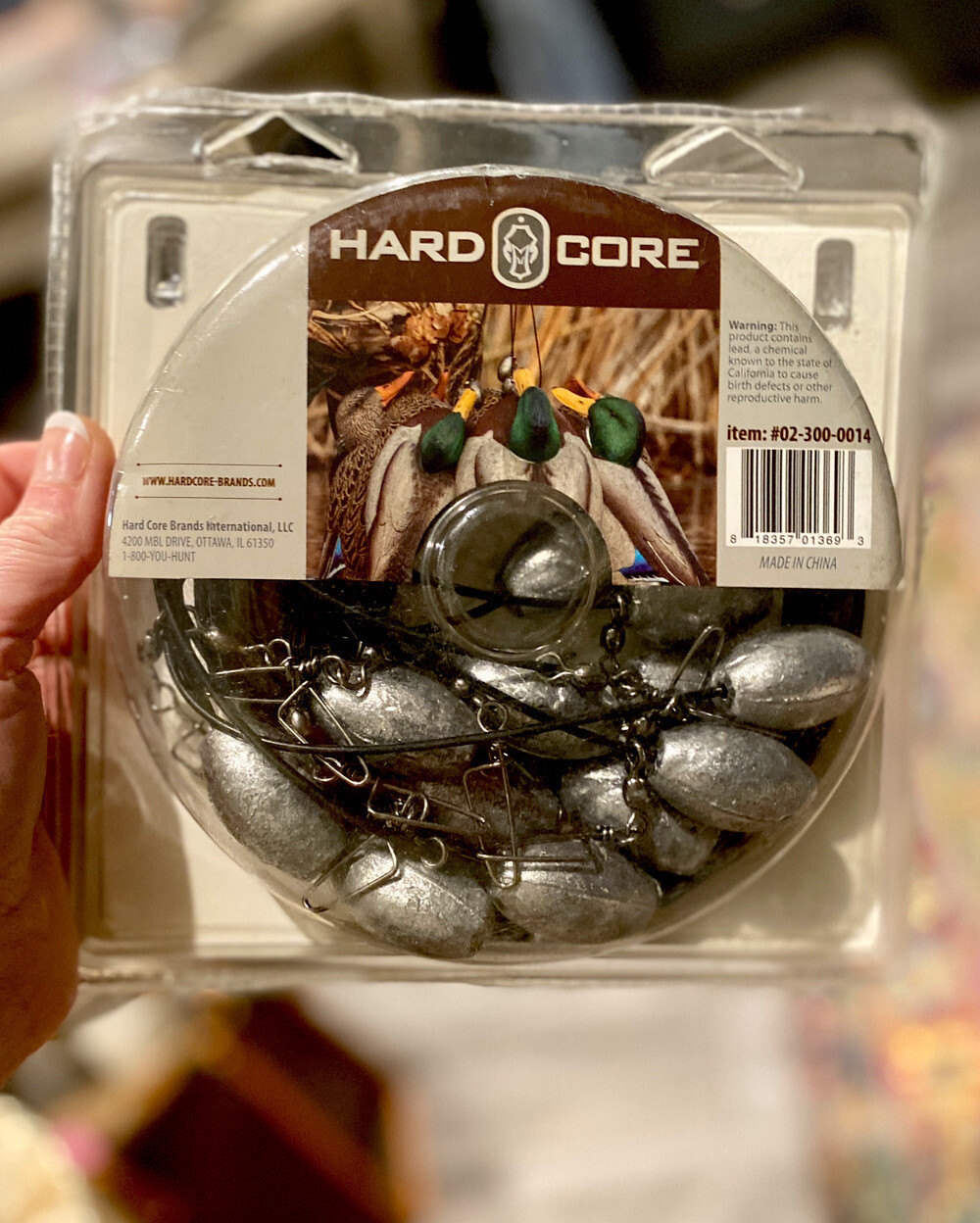 Hard Core Texas Rig Portable Decoy Rigging 36 Inch Waterfowl Hunting ...