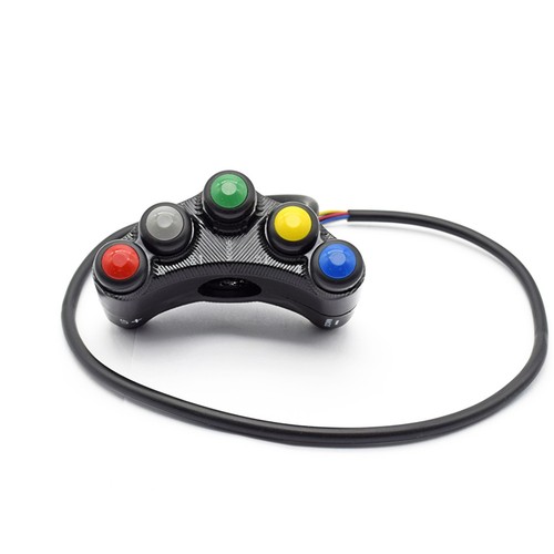 New Universal Motorcycle Race Bike Handlebar Switches Assembly 7 Button ...