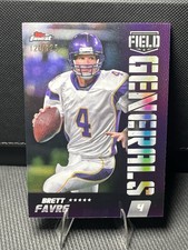 2024 Topps Finest - Field Generals Brett Favre #FG-2 Green Refractor ...