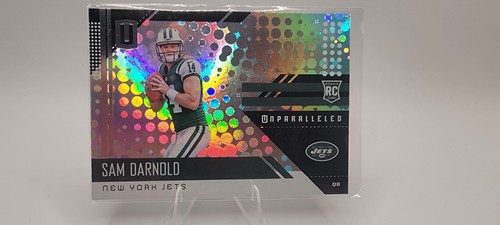 2018 Panini Unparalleled Sam Darnold Rookie Card # 206 Jets Vikings | eBay