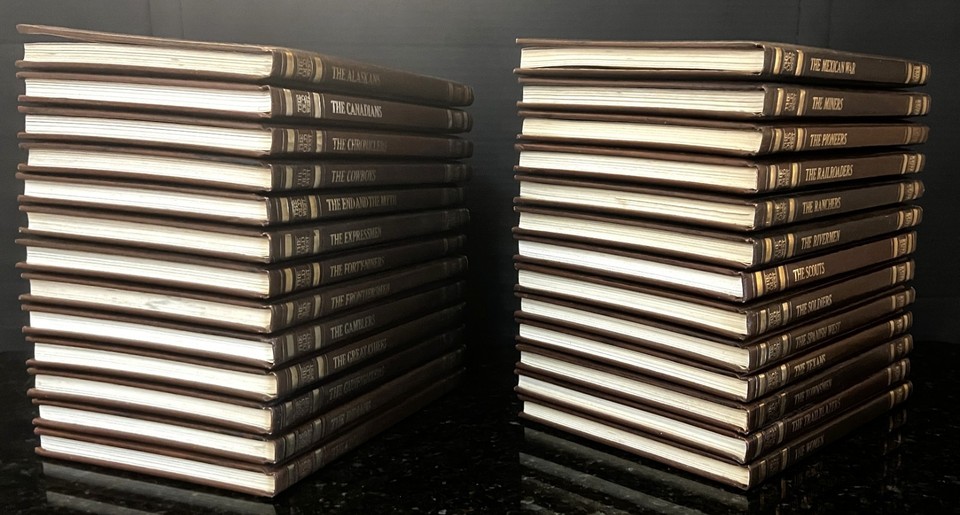 Time Life Books THE OLD WEST Set Of 26 Hardcover Leatherette Gold ...