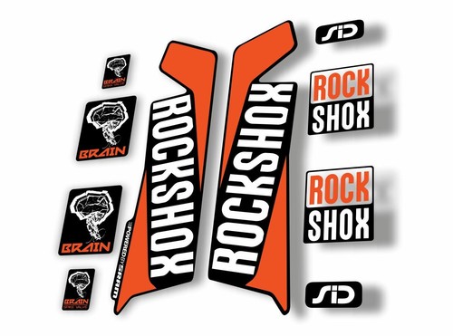 Rock Shox SID Brain 2016-17 Mountain Bike Cycling Decal Sticker ...