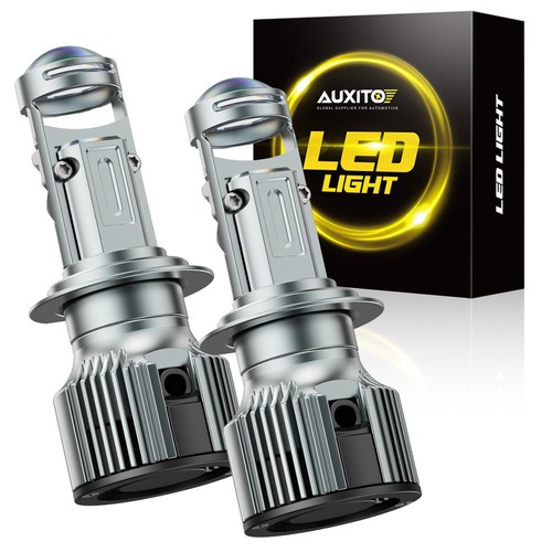 H7 H7 LED Headlight KIT Combo Bulbs High Low Beam Super Bright White ...