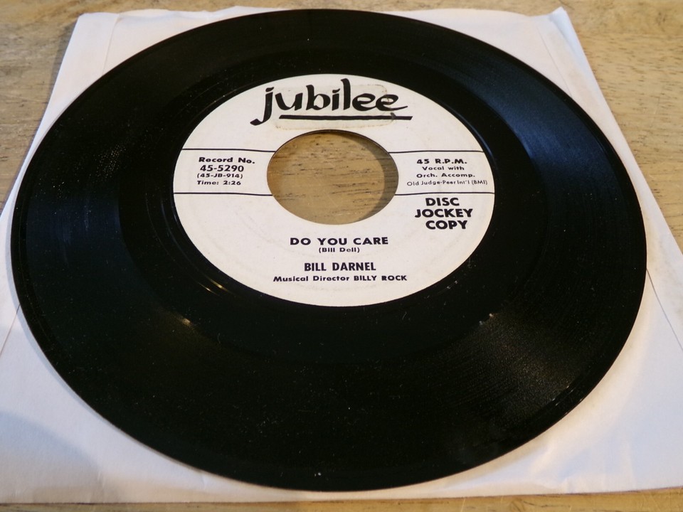 Bill Darnell 45 - Rainbow - Jubilee 45-5290 White label promo | eBay