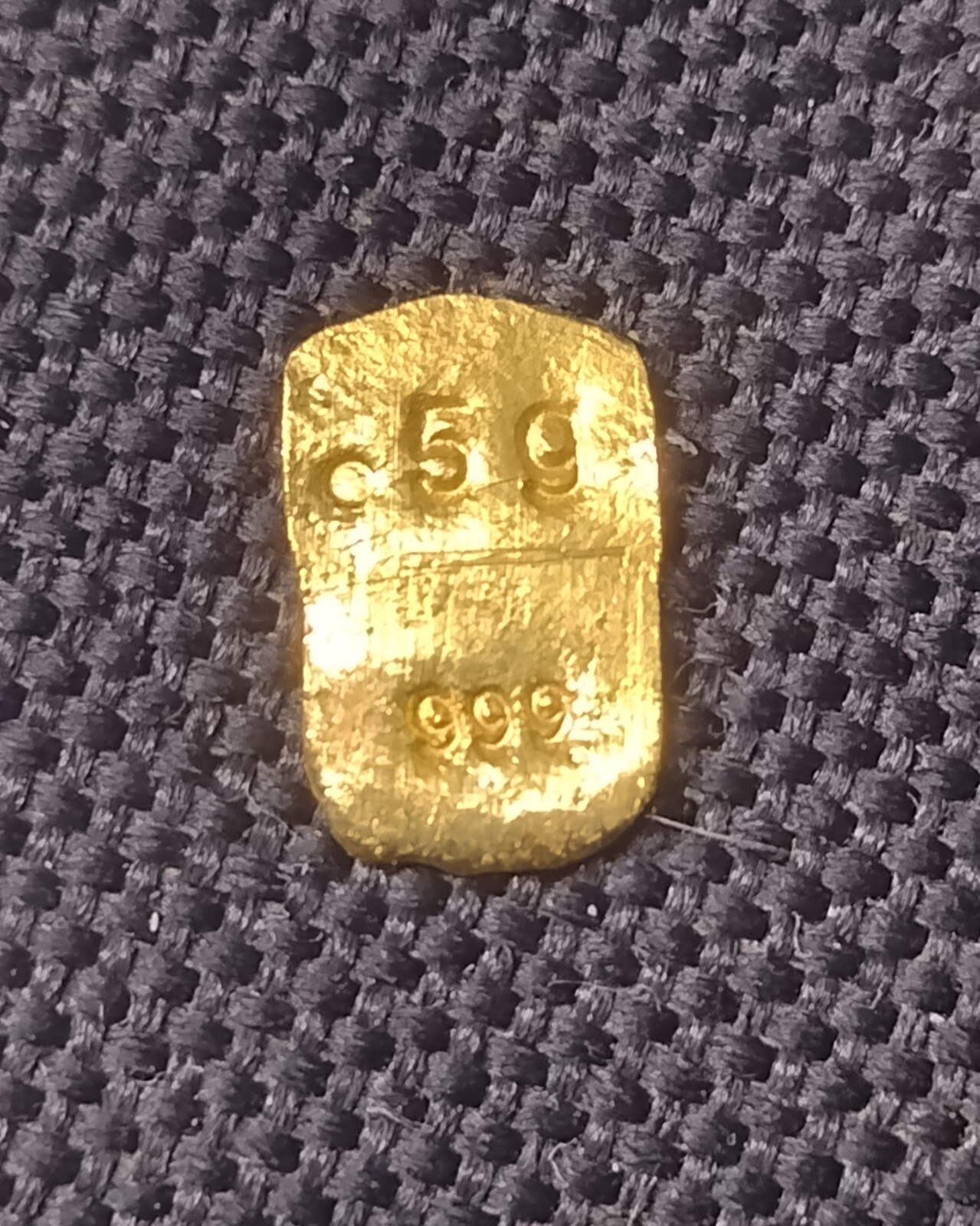 0.5 Gram Solid 24ct Gold Bar 999.9 Fine Bullion Pure Nugget AU (1/2 g ...