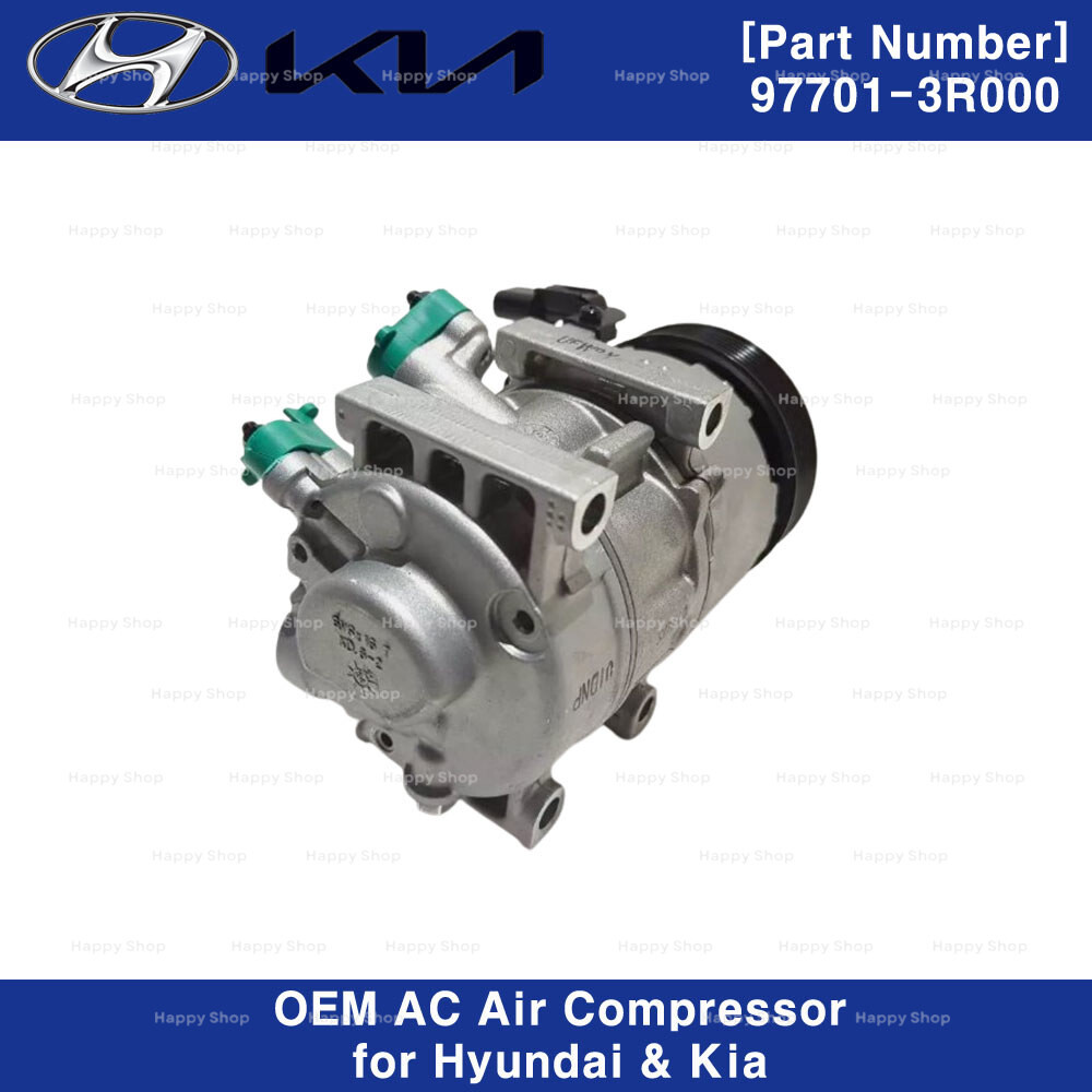 97701-3R000 Genuine OEM A/C Air Compressor for Hyundai Sonata Kia ...