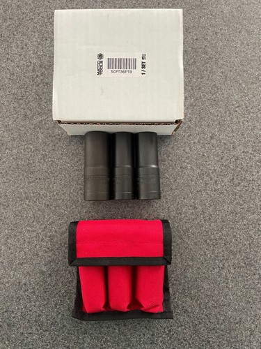 Sealed Matco 3 Pc. 1/2" Dr. 6. Thin Wall Flip Socket Set in Storage ...