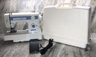 Vintage White Sewing Machine Model 1418 With Hard Case & Foot Pedal ...