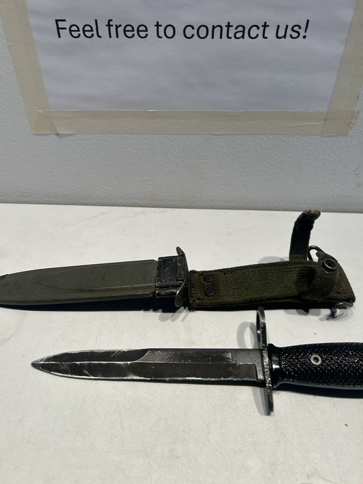 Vintage Knife M7 M8A1Scabbard Sheath Vietnam War Era US #25 | eBay
