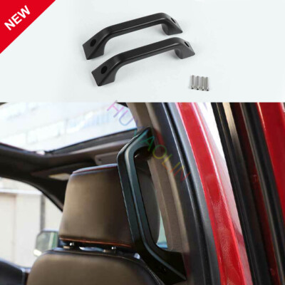For Ford F-150 2015-22 Aluminum Black Car Interior Grab Handle B Pillar ...