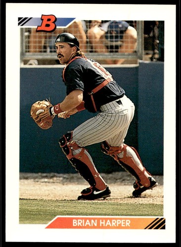1992 Bowman 149 Brian Harper Minnesota Twins Baseball Card | eBay