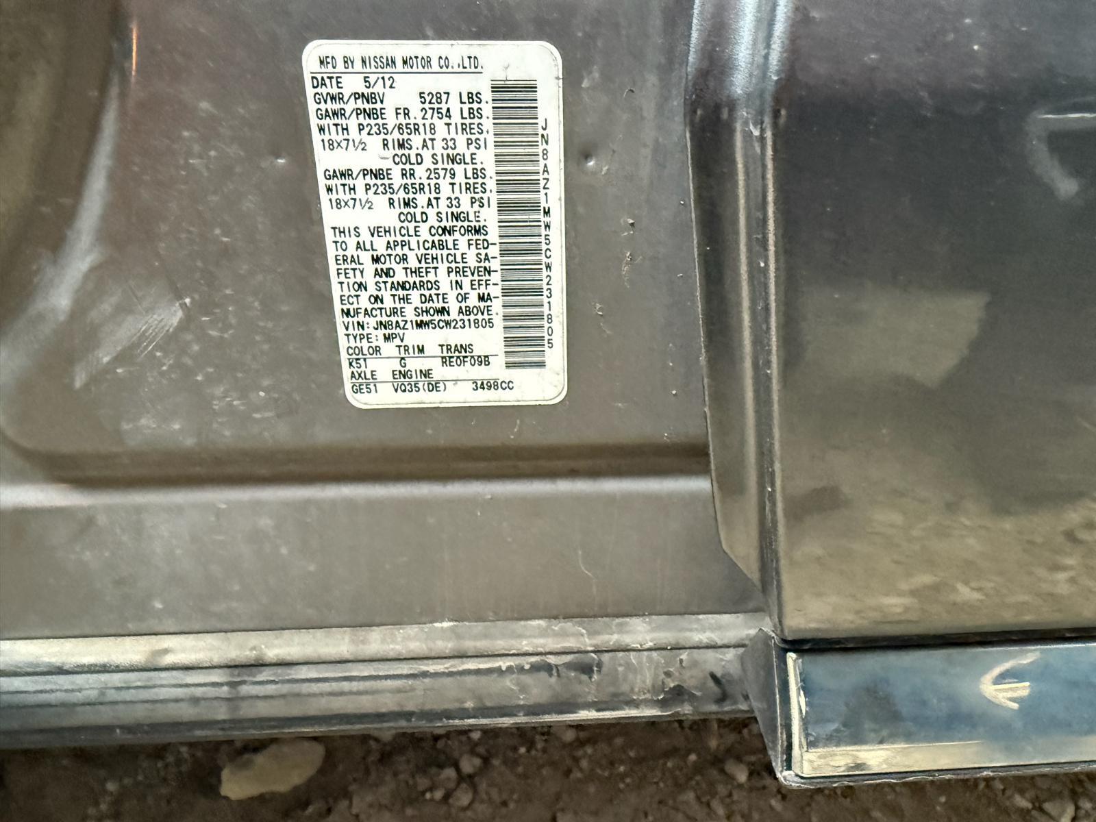 Used Body Control Module fits: 2012 Nissan Murano Body Control BCM ...