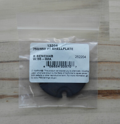 Dillon Precision 650 or XL750 Shell Plate # 1; 45, 308, 30-06, 450, 243 ...