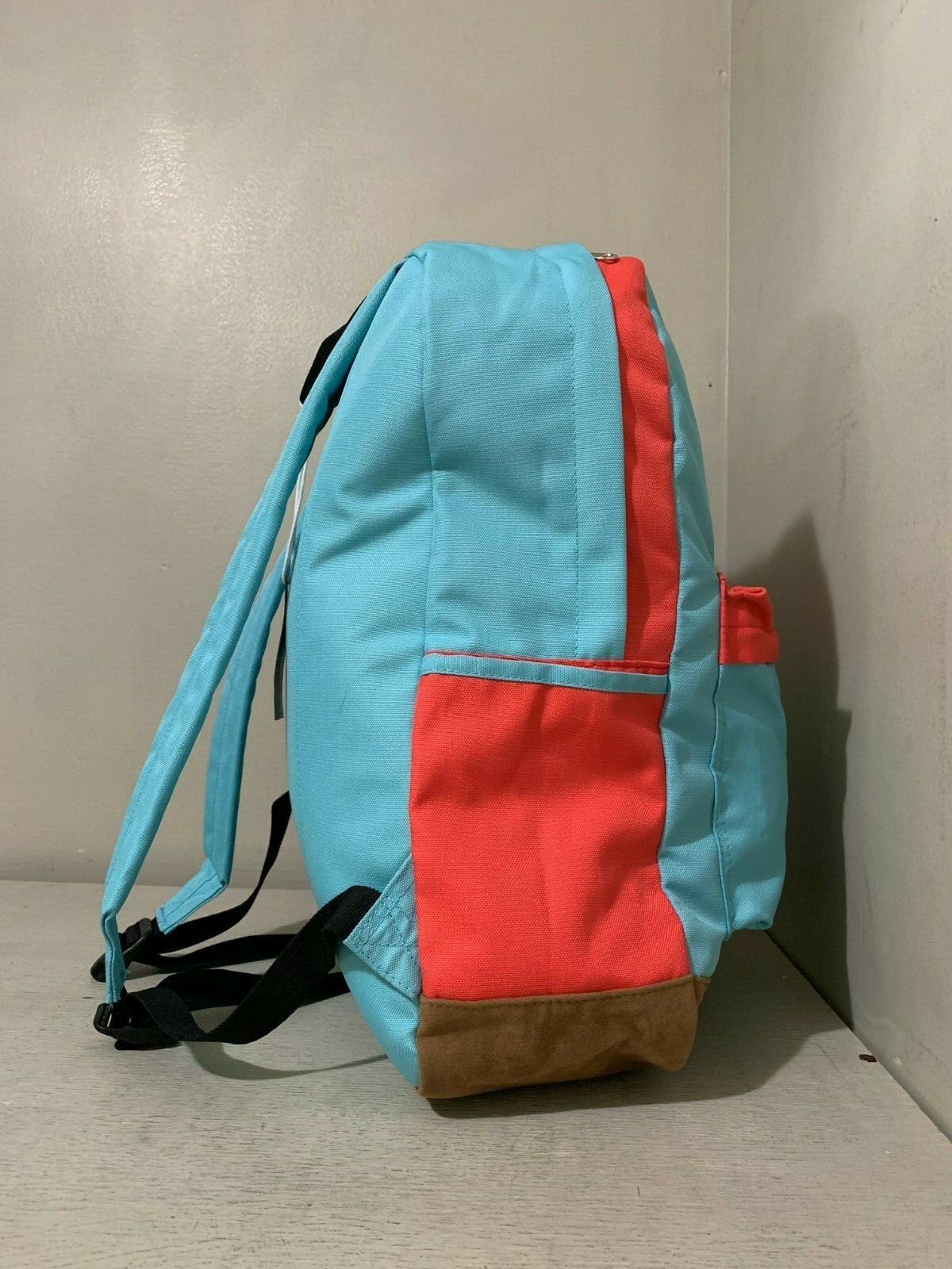 NEW Blue Backpack 22L 15" Padded Laptop Sleeve Water bottle Pockets ...