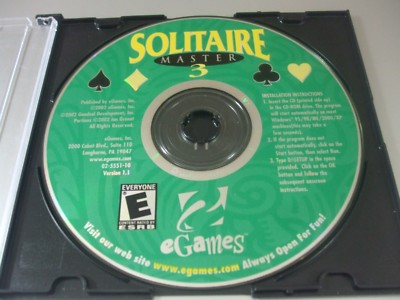 Solitaire Master 3 (PC, 2002) - Disc Only!! 743999125858| eBay