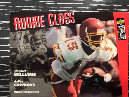 1996 Collector's Choice Rookie Class #31 Stepfret Williams Dallas ...
