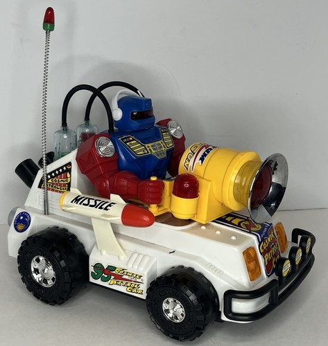 VTG Toy Kuang Wu Toys “Cosmic Patrol Car” Bump N Go Robot Siren Vehicle ...