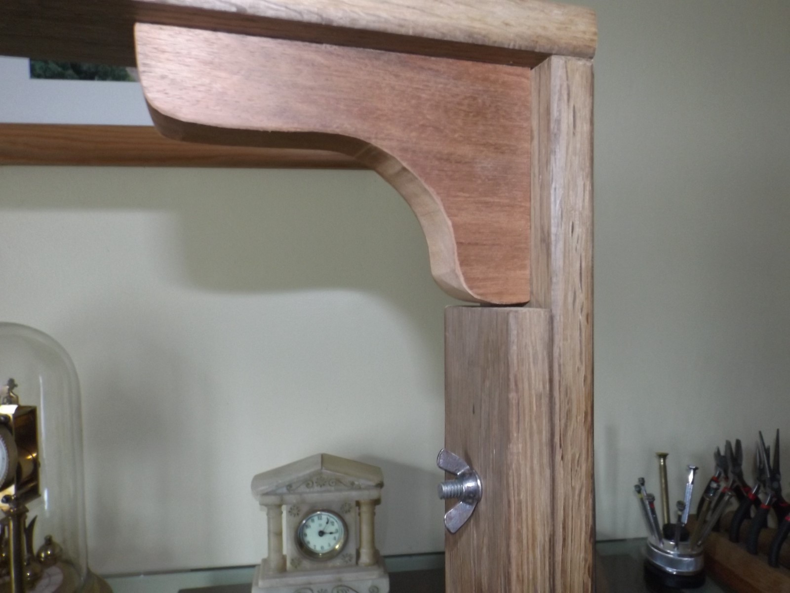 Repairers cuckoo clock stand for final adjustments testing time chimes ...