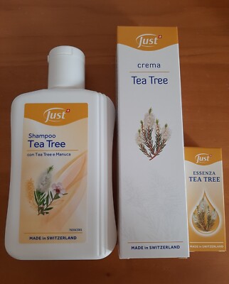 Set Just Olio Essenziale Tea Tree 10ml + Crema Tea Tree 100 Ml ...