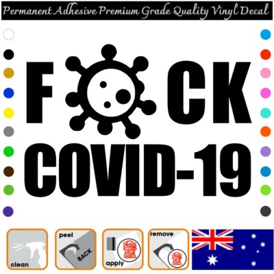 VIRUS - Permanent Adhesive Vinyl Decal Sticker Car/Wall/Laptop/Window ...
