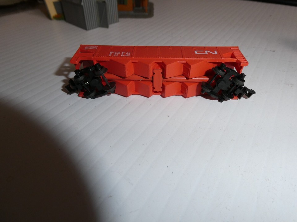 Vintage N Scale Orange CN Canadian National 789012 Hopper Car | eBay
