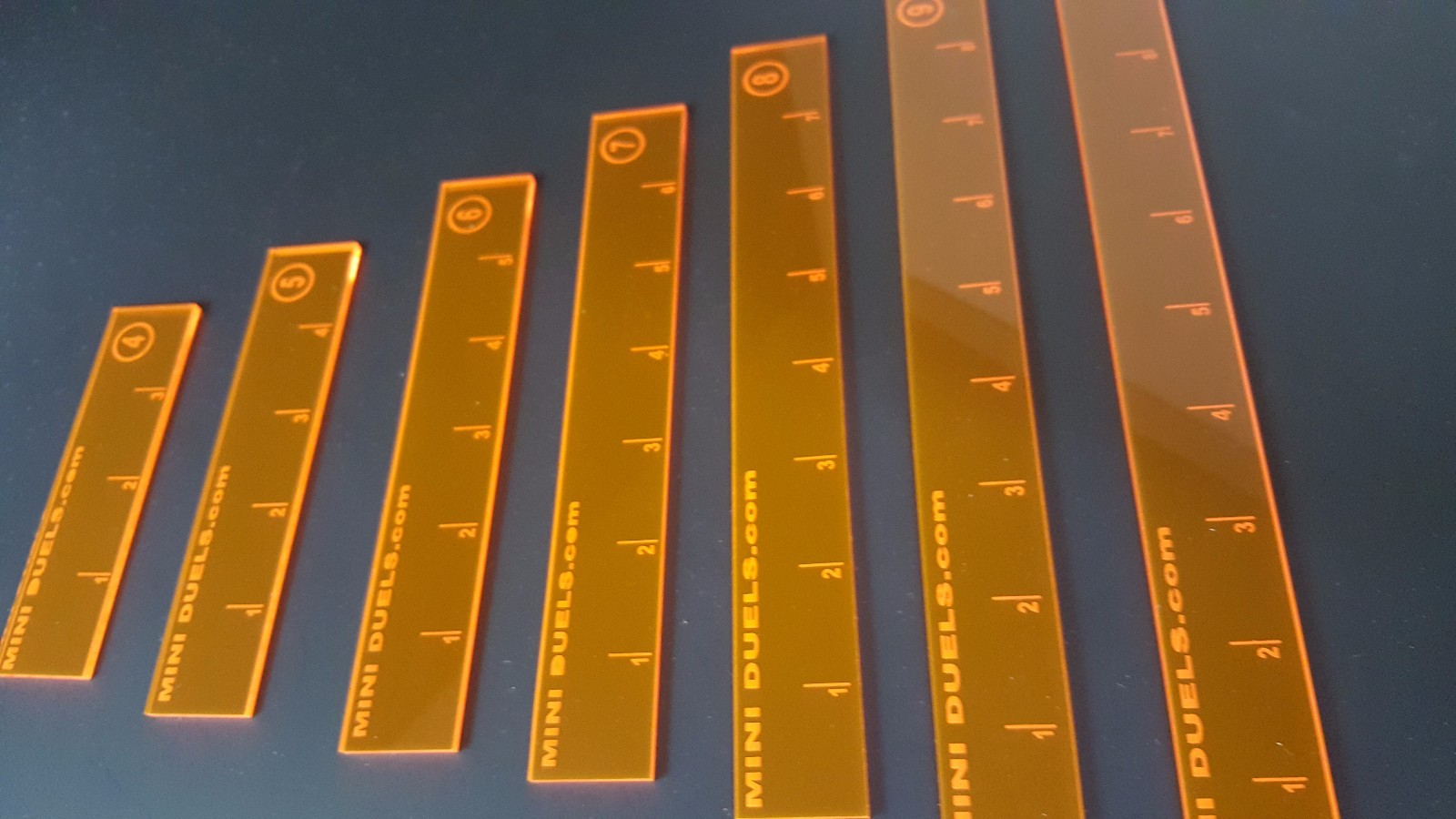 Measuring Sticks Widgets for Guild ball or any game Mini Duels Acrylic ...